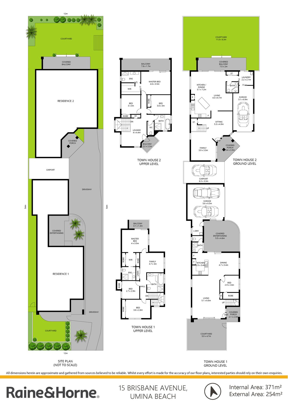 Dual Townhouse Opportunity - Blue-Chip Location - 1&2/15 Brisbane ...