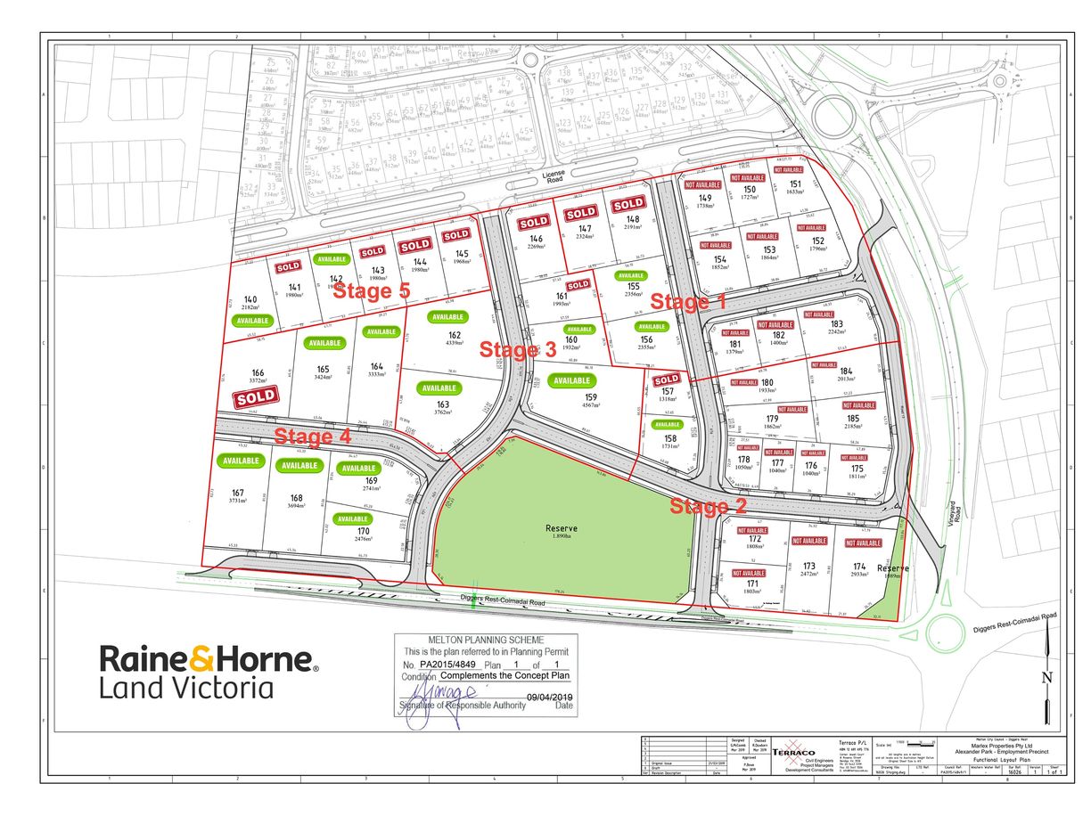 Commercial Lots Available - 1,500m² to 5,000m² in Diggers Rest - 140 ...