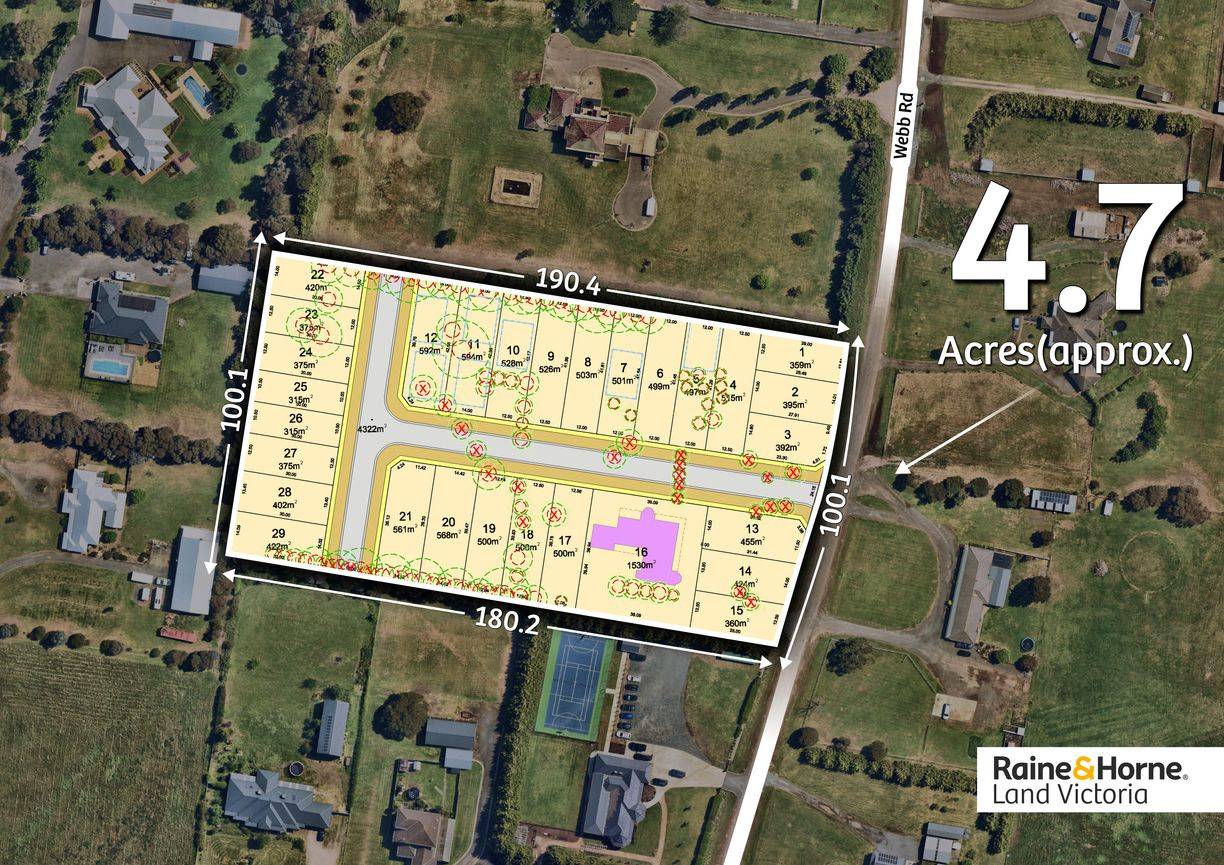 128 Webb Road, Bonshaw - Approved 29-Lot Subdivision + Existing Home ...