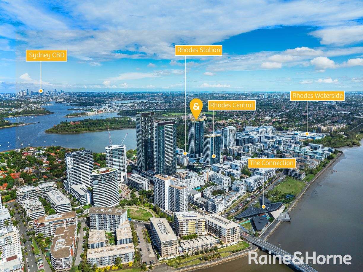 Level 21 | Stylish Waterview One Bedroom in Rhodes Central - 2101/8 ...