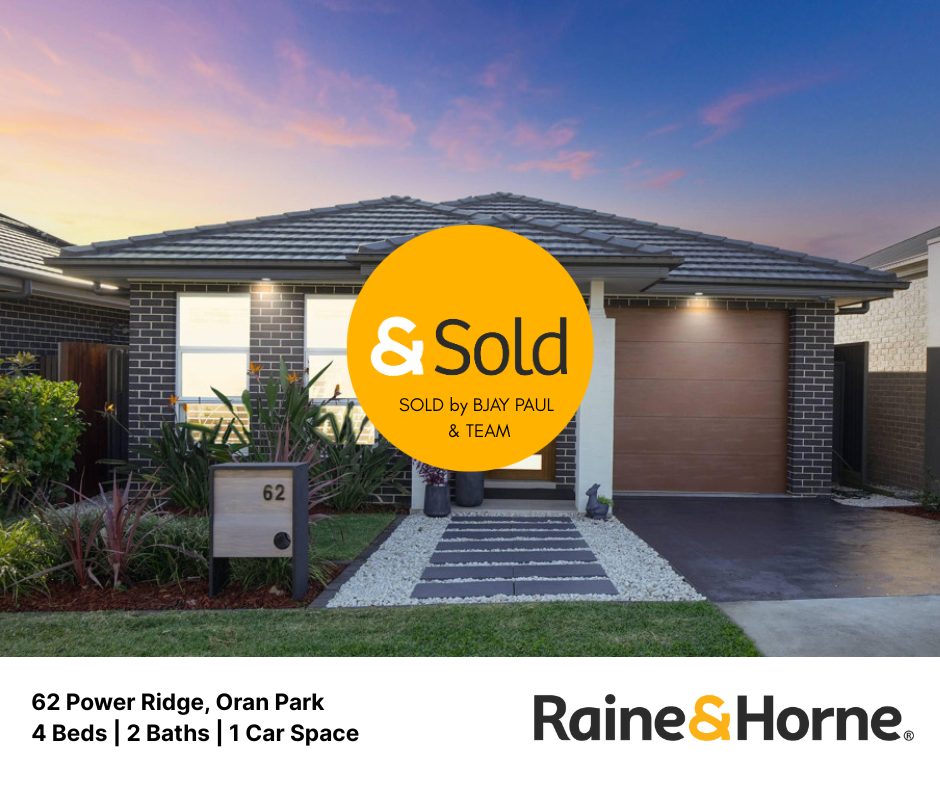 Sold for $1,050,000 on Jul 11, 2025 - 62 Power Ridge, Oran Park, NSW ...