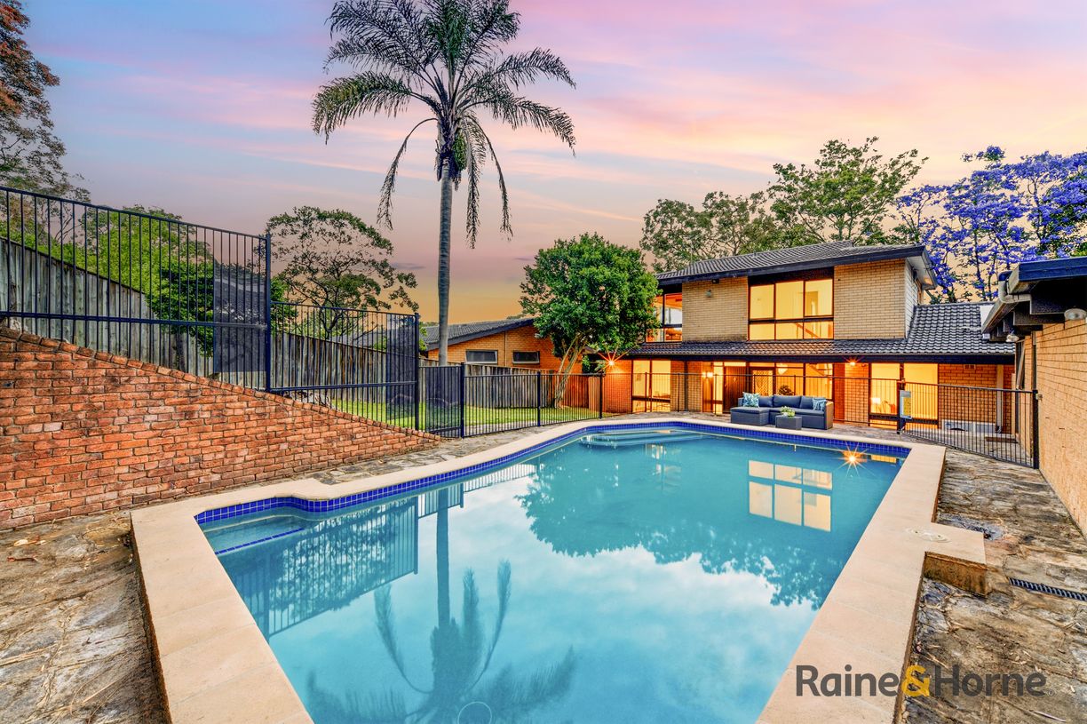 Stylishly Updated Family Sanctuary with City Views & Oversized Pool in ...